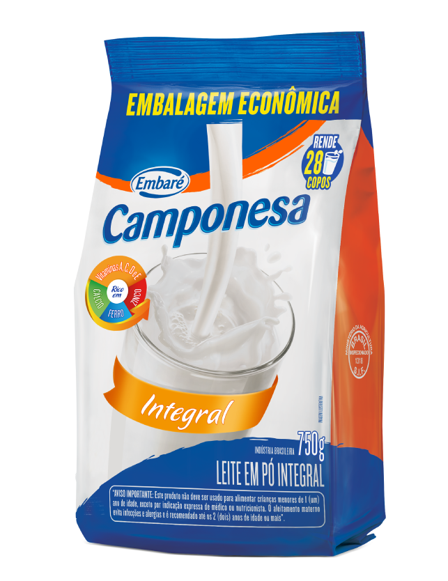 Leite em Pó Integral – 750g